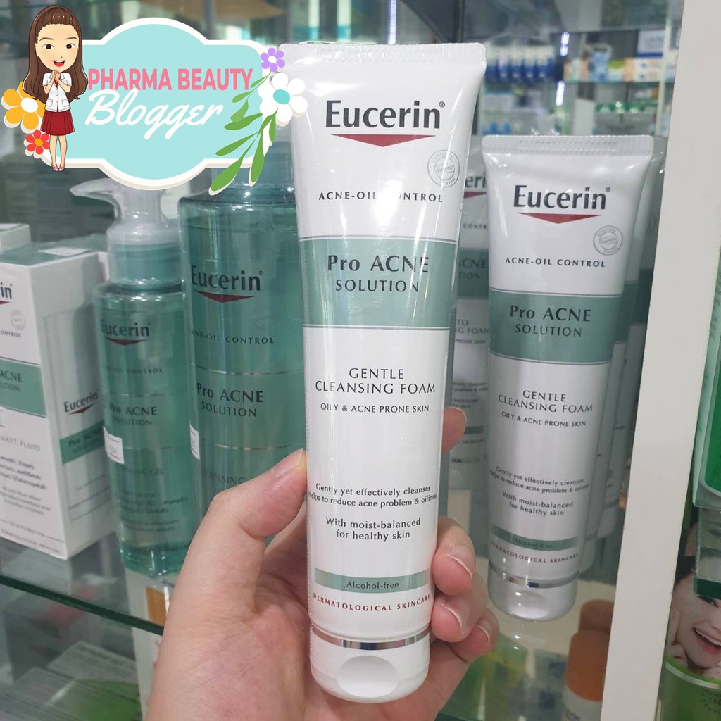 Exp102023 Eucerin Pro Acne Solution Soft Cleansing Foam 150 g (ยูเซอริน ...