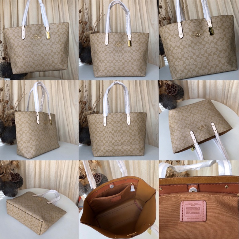 us นำเข้า️ coach 76636 fashion ผู้หญิง tote bag shopping bag กระเป๋าหู ...