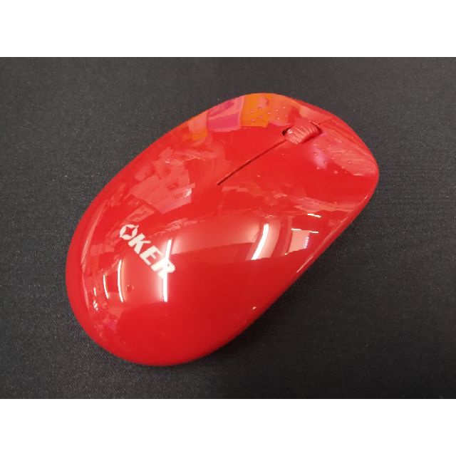 ☸เมาส์ไร้สาย ไร้เสียง OKER M681 2.4GHz WRIELESS แถมถ่าน 1 ก้อน♚ ...