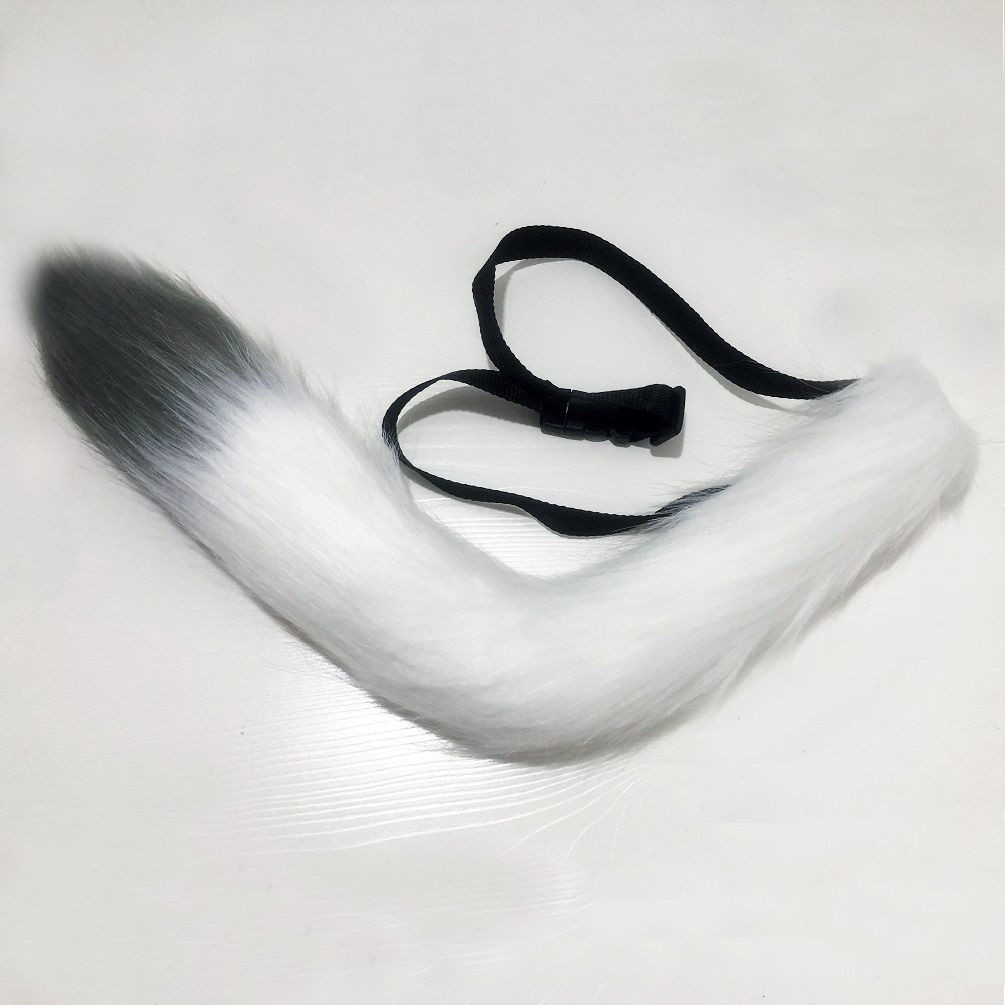 ฟ็อกซ์หูสัตว์หางหางสากล cos อะนิเมะจิ้งจอกปีศาจหางตุ๊กตาสามารถเว้ารูป ...