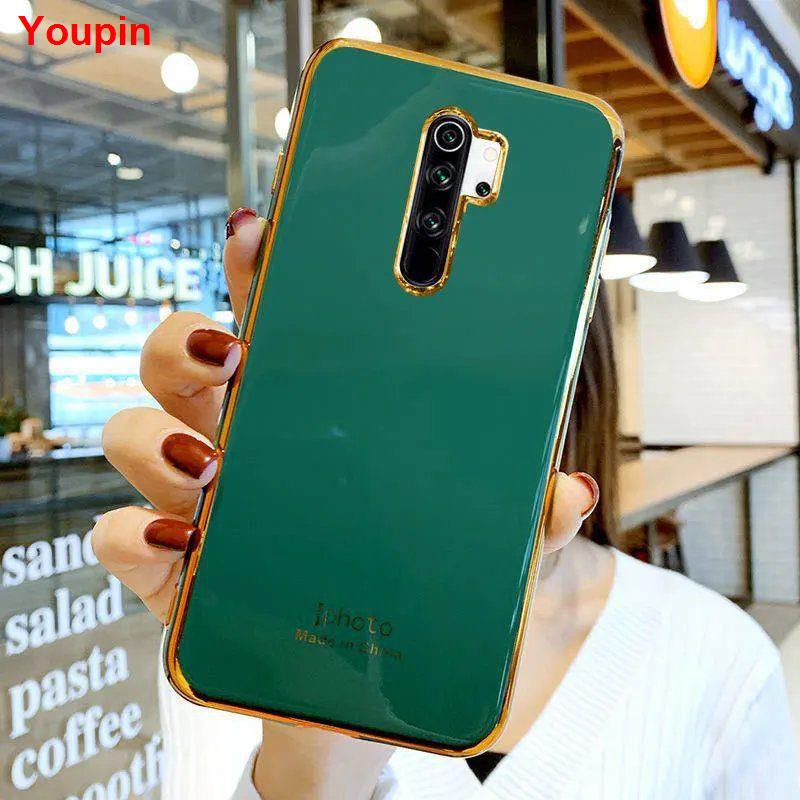 Redmi note8 โทรศัพท์มือถือเปลือกป้องกันการหล่น note8pro Xiaomi Ultra-thin electroplating soft ...