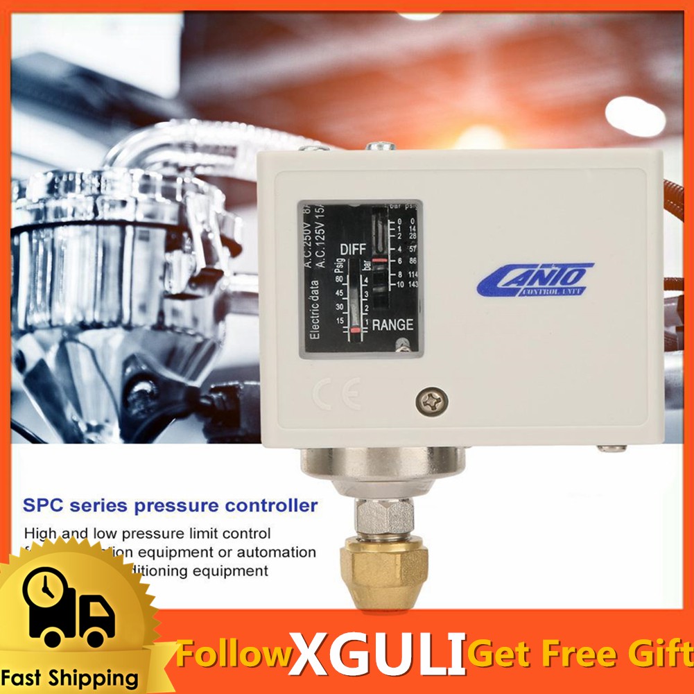 24V-380V Air Pump Pressure Water Control Switch Controller Pressure ...