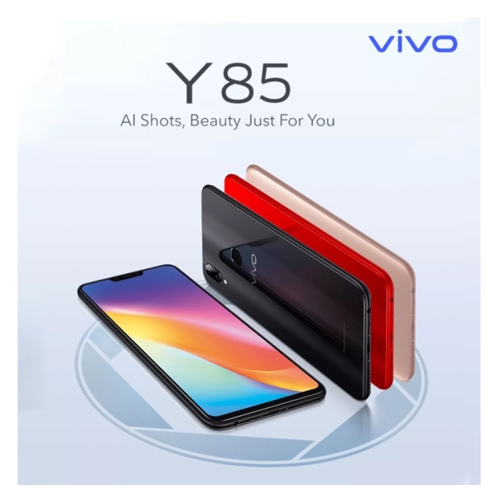 พร้อมส่ง ViVO Y85 ของเเท้100 RAM 4GBROM 64GB หน้าจอ 6.22 นิ้ว ประกัน ...