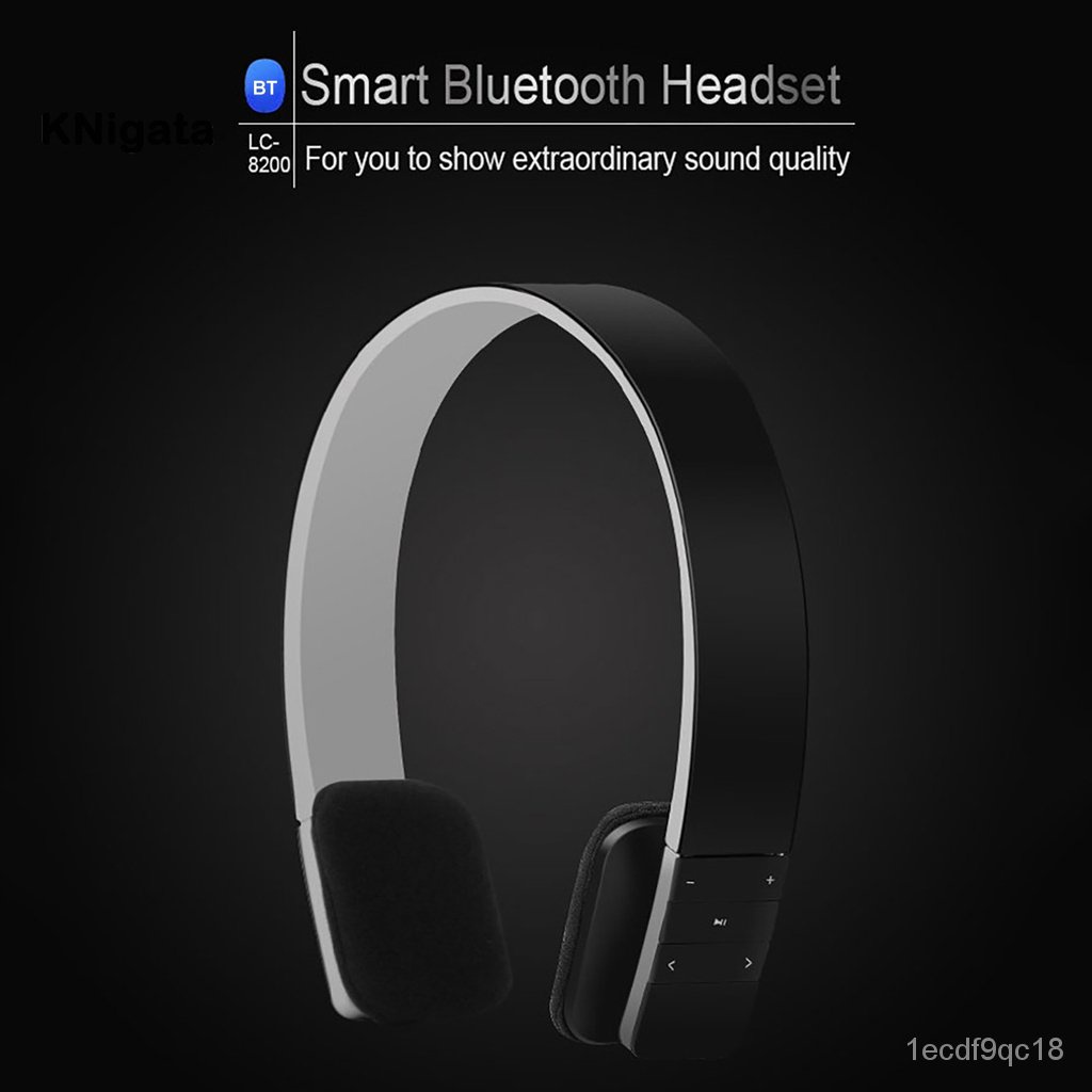 relaxKN LC 8200 Retractable Adjustable Wireless Bluetooth Headphone ...