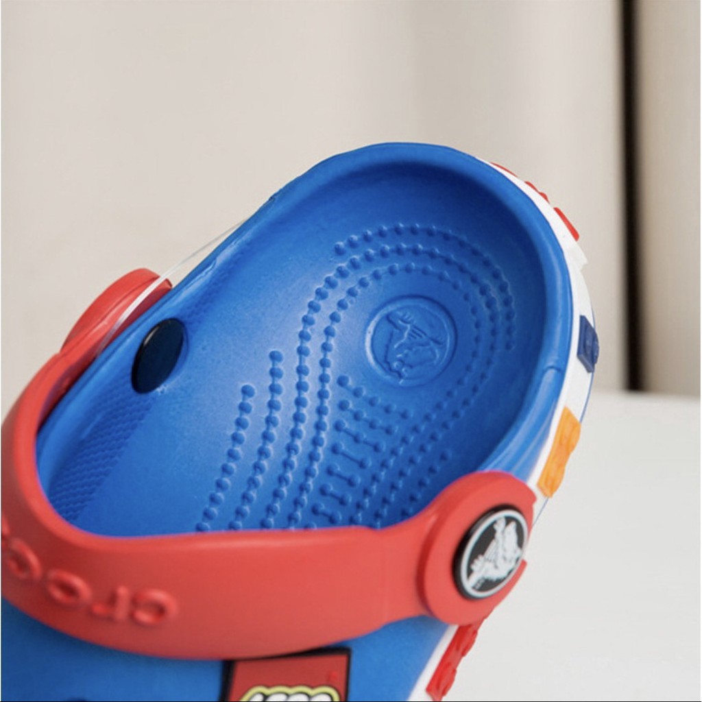 รองเท้าเด็ก Crocs band kids LEGO clog ประเภทรัดส้นแบบลำลอง วัสดุยาง ใส่ ...