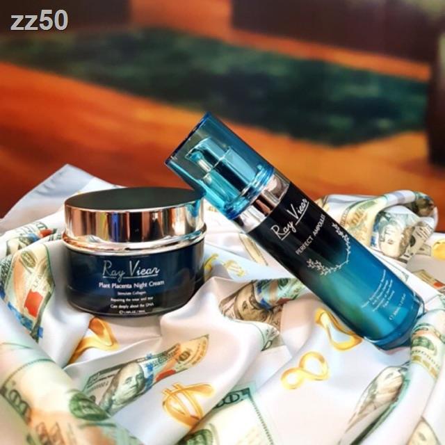 ♘Rayviear Plant Placenta Night Cream + Rayviear Perfect Ampoules Day ...