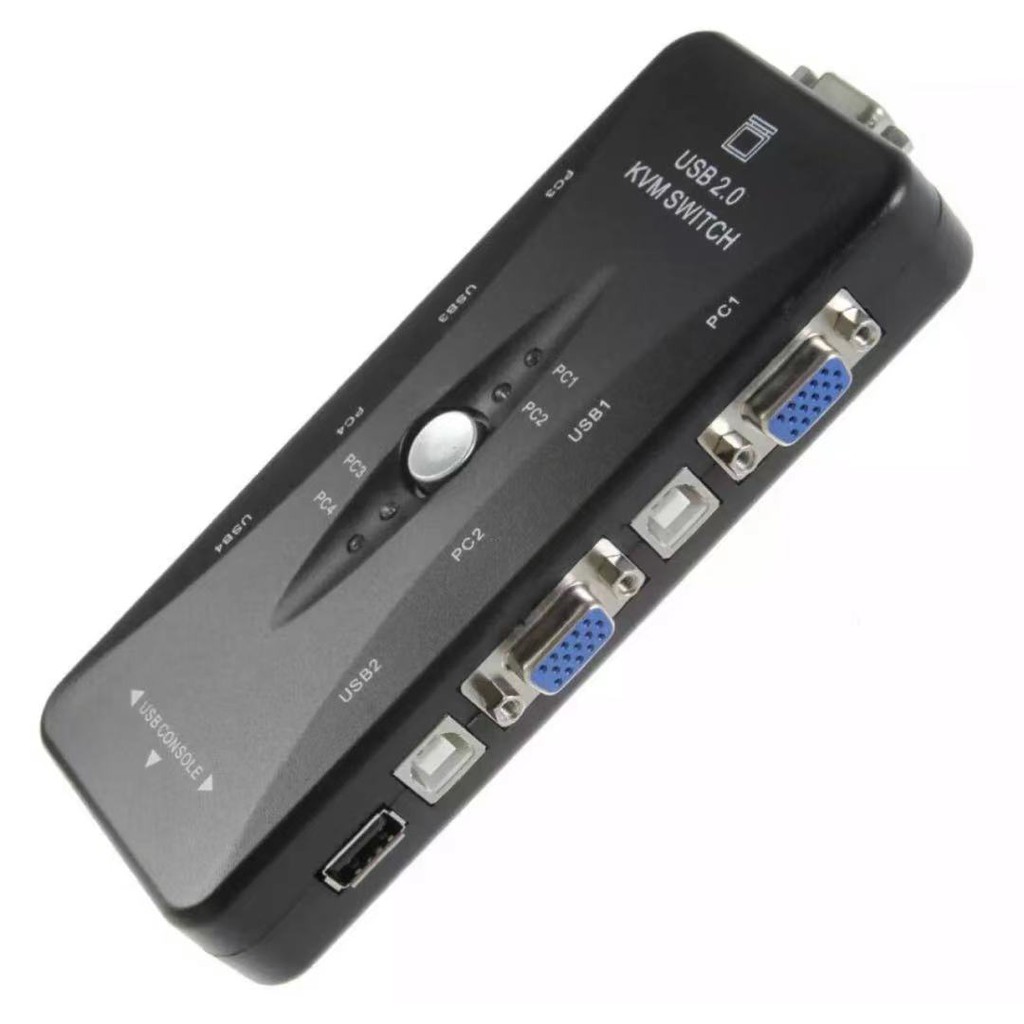 USB 2.0 KVM 4 Port Switch Box (NO CABLE) | Shopee Thailand