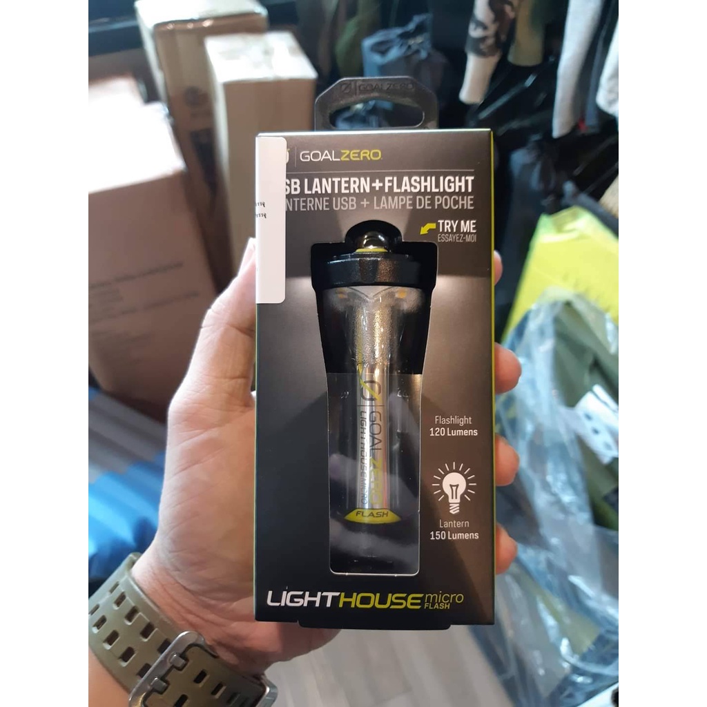 ไฟฉาย Goal Zero ไฟฉายรุ่น LIGHTHOUSE MICRO FLASH by Jeep Camping - jeepfreshmilkcamping - ThaiPick