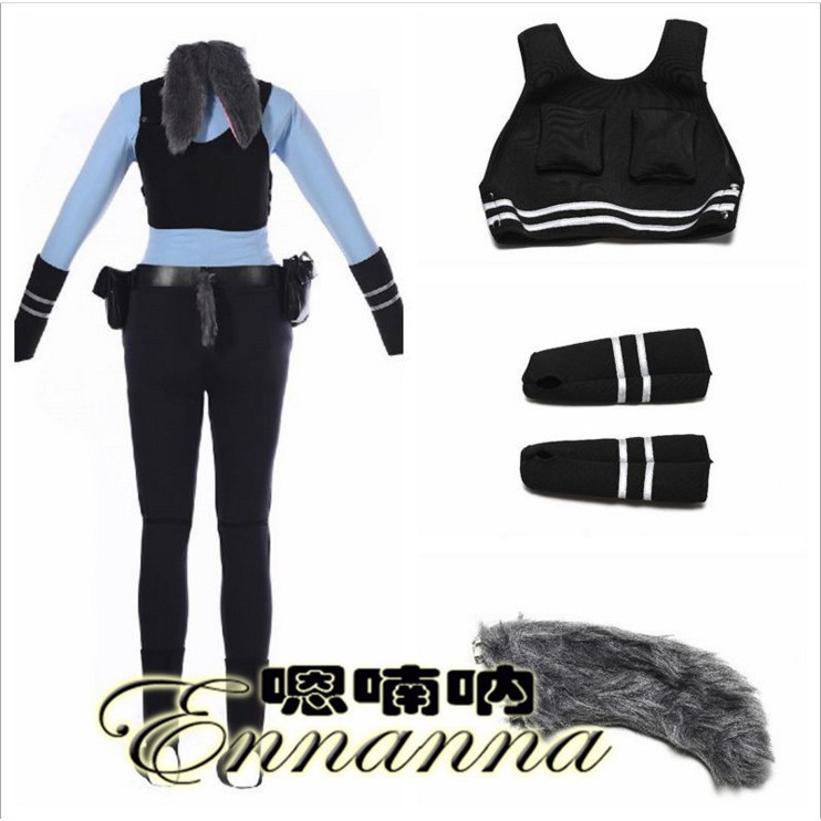 COD Crazy Animal City Rabbit Judy ชุดเครื่องแต่งกายคอสเพลย์กระต่าย ...