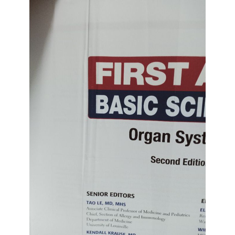 First Aid for the Basic Sciences Organ Systems 2nd Edition - sarunyapinprechachai - ThaiPick