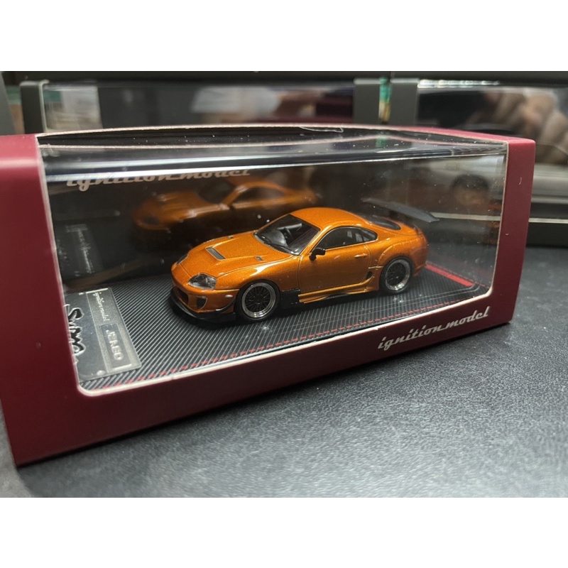 Ignition Model 164 Toyota Supra (JZA80) RZ Orange Blue Metallic ...