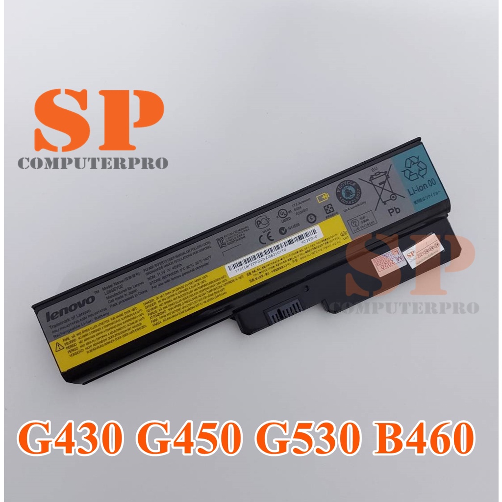 LENOVO Battery แบตเตอรี่ของแท้ LENOVO G430 G450 G530 B460 | Shopee Thailand