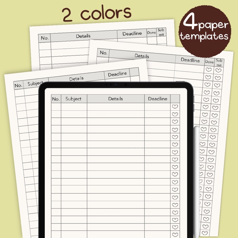 สมุดจดการบ้าน Digital Assignment Book - g.planner - ThaiPick