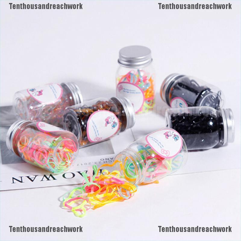 ยางรัดผมหลากสี 100200 ชิ้น - tenthousandreachwork.th - ThaiPick