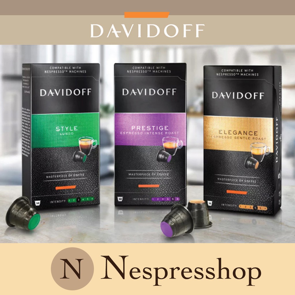 พร้อมส่ง Davidoff Capsule สำหรับเครื่องชง Nespresso Machine - thomsu ...