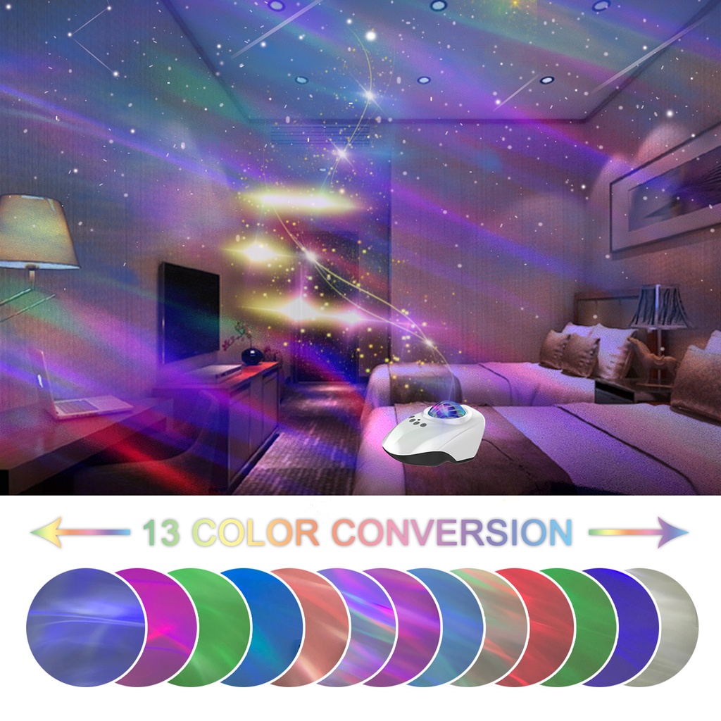 Galaxy Projector Lamp Galaxy Night Lights Bluetooth Music Laser Star ...