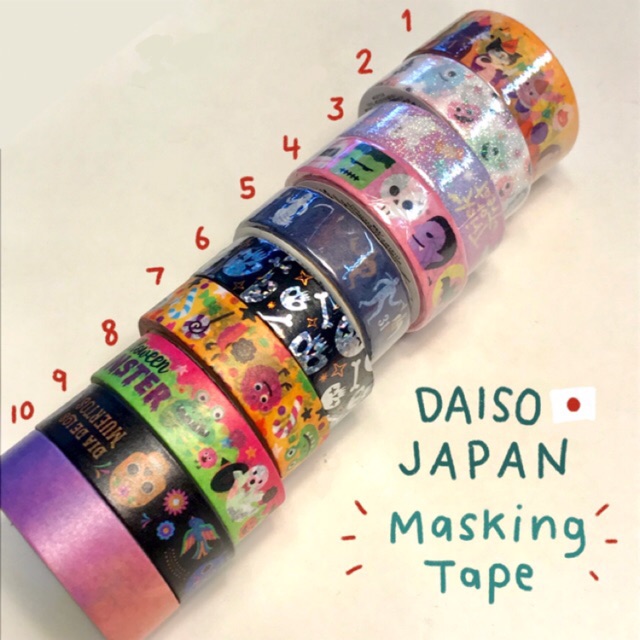 Masking Tape จาก Daiso ญี่ปุ่น (ได้ทั้งม้วน) Halloween???? - somesock ...