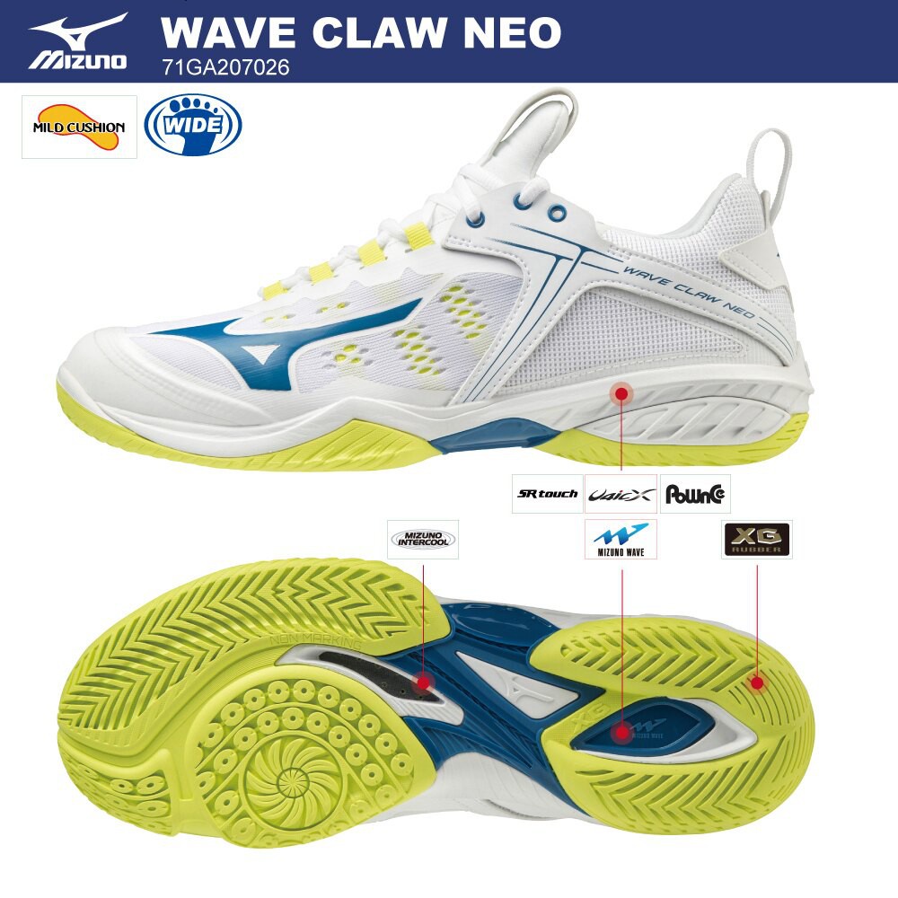 Mizuno Badminton Wave Claw NEO รองเท้าแบตมินตัน มิซูโน่ - jka8zzz3l8 ...