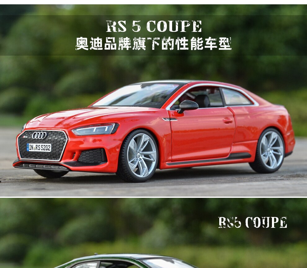 Bburago 124 Audi RS5 Coue Sorts Car Static Die Cast Vehicles ...