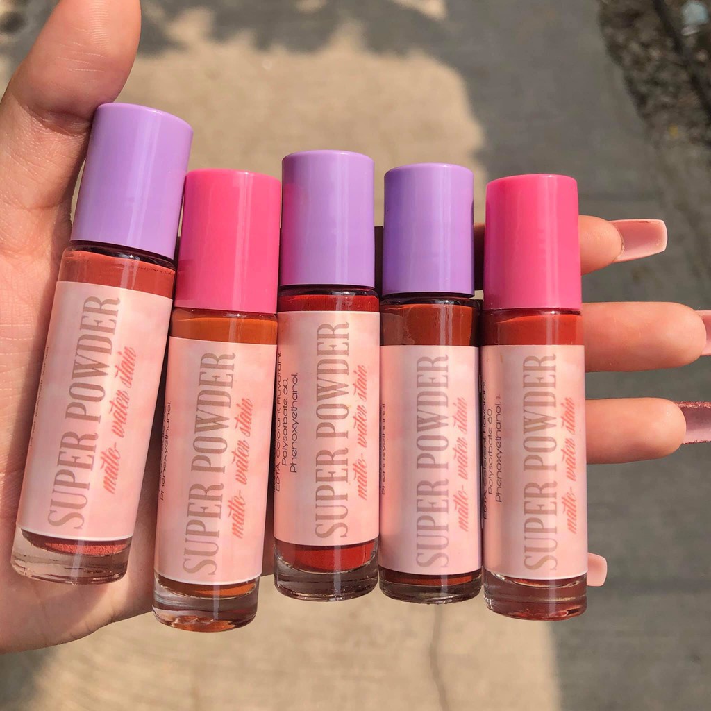 super powder lip matte water stain | Shopee Thailand