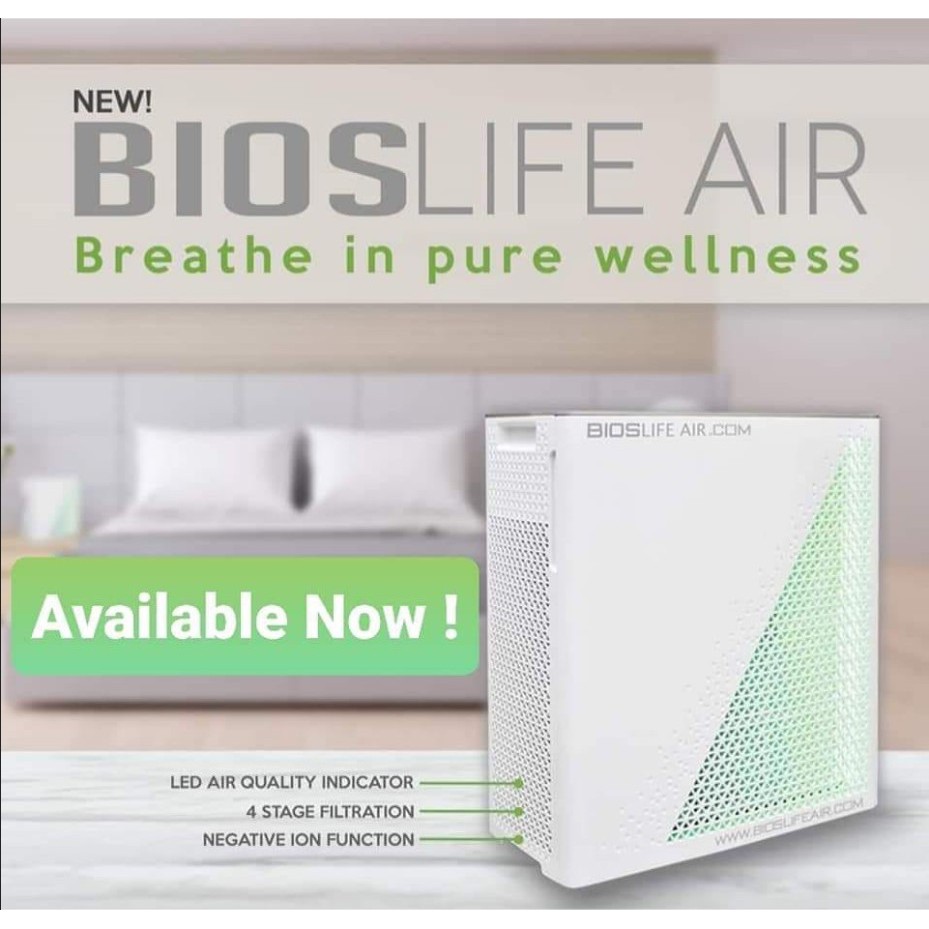 เครื่องฟอกอากาศ Bios life air ฟอกไวรัส โควิด -19 และ PM 2.5 Unicity ...