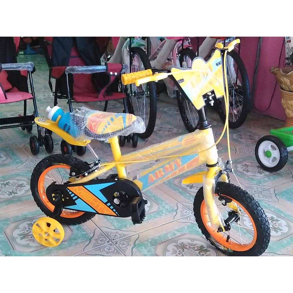 K12T จักรยานเด็ก BMX 12นิ้ว ยางเติมลม มีกระติกน้ำ แถมกระดิ่ง เก็บเงิน ...