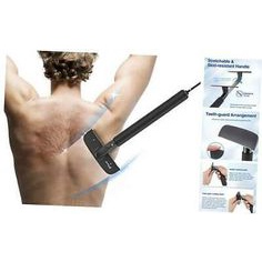 Stretchable Men Manual Body Leg Back Hair Shaver Blade Hair Epilator ...