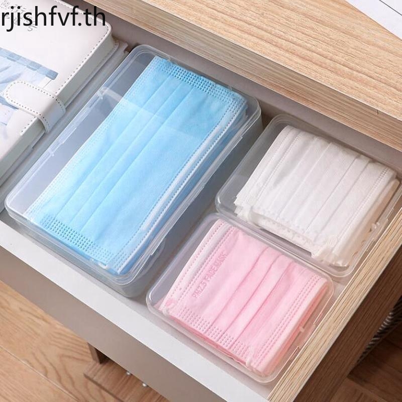 Plastic Storage Box Case for Disposable Mask Organizer Anti Dust ...