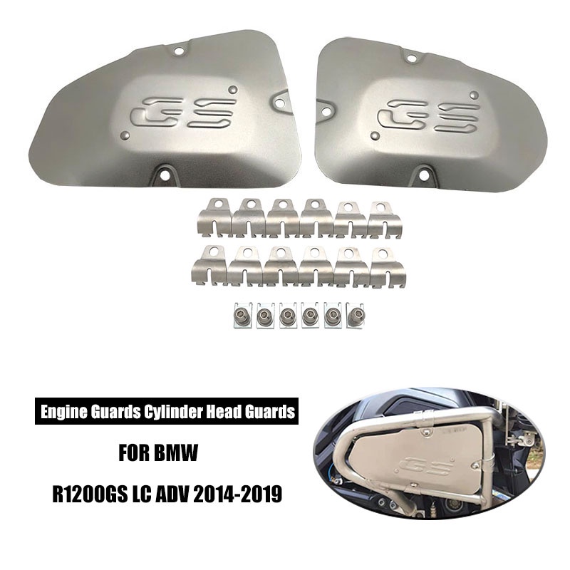 ปรับโฉม&Left&Right Engine Guards Cylinder Head Guards Protector Cover ...