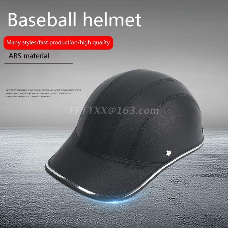 2021 New Motorcycle Half Helmet Baseball Half Face Helmet Anti-UV ...