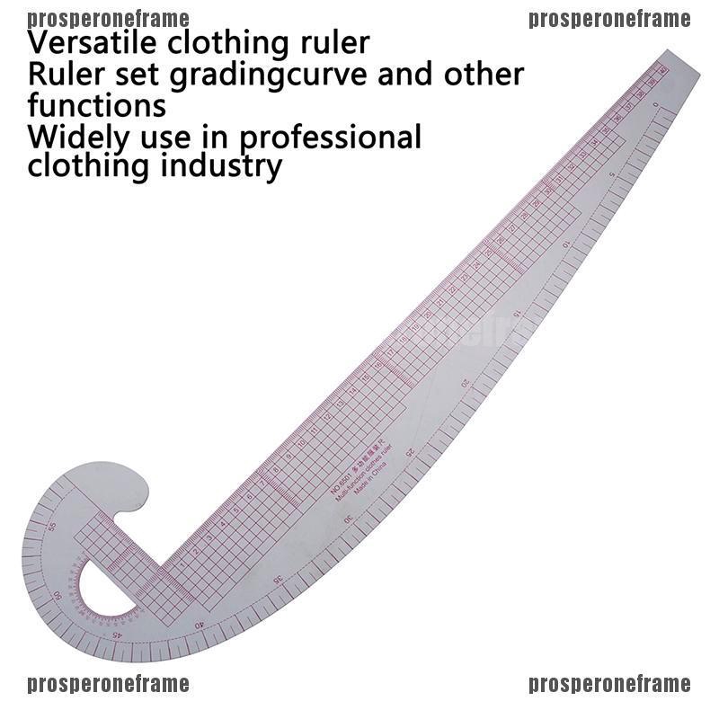 Plastic Curve Metric Sewing Ruler 360 Degree Bend Set Grading Ccurve Ru ...