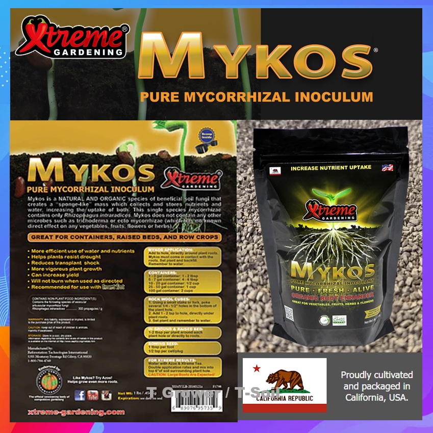 ไมคอไรซ่า Mykos Xtreme Gardening เเร่งราก เร่งโต เพิ่มผลผลิต ของแท้ USA ...