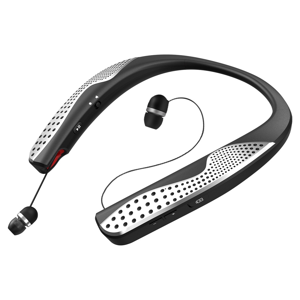 2021 New 2 in 1 Sports Bluetooth Headset Neck Hanging Wireless ...