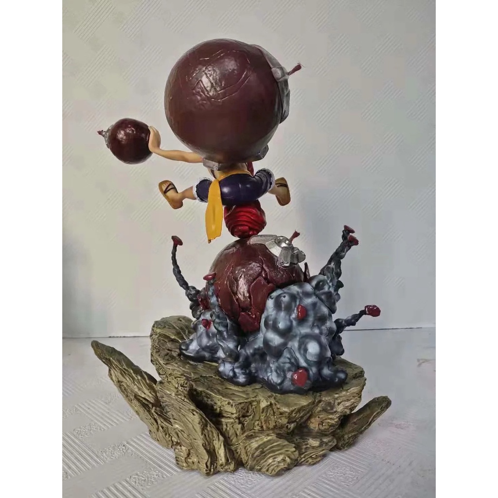 โมเดลฟิกเกอร์ อนิเมะ One Piece GK Hold Bomb Luffy Scene ของเล่นสําหรับ ...