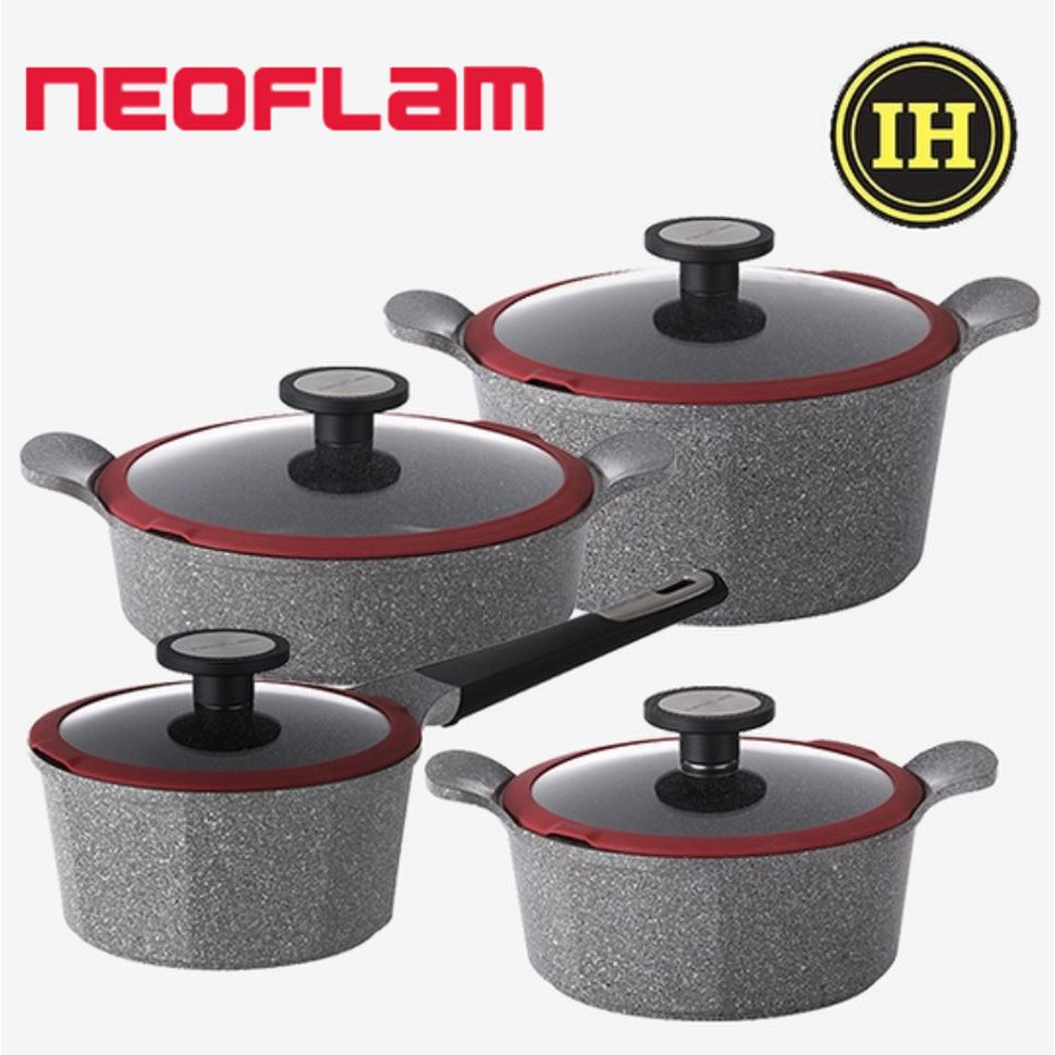 [NEOFLAM] Xtrema Ceramic Coating Pote Pot Collection Korean Kitchen vMIE | Shopee Thailand