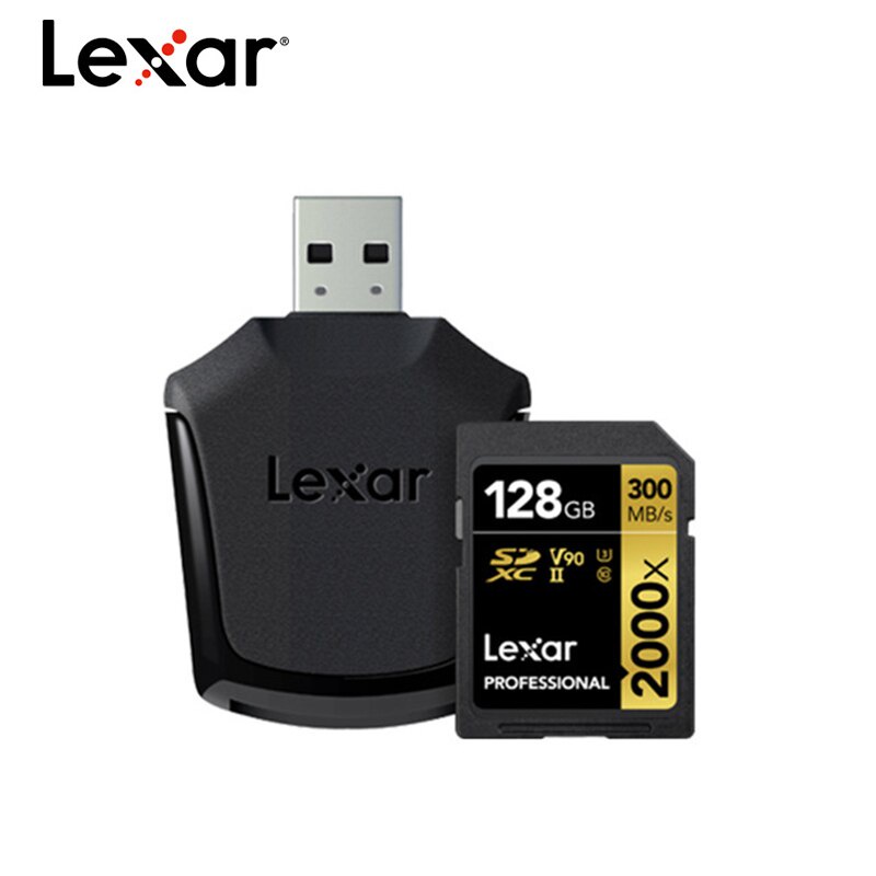 Original Lexar 2000x 128gb 64gb 32gb Sd Card Sdxc Uhs-ii U3 Flash ...