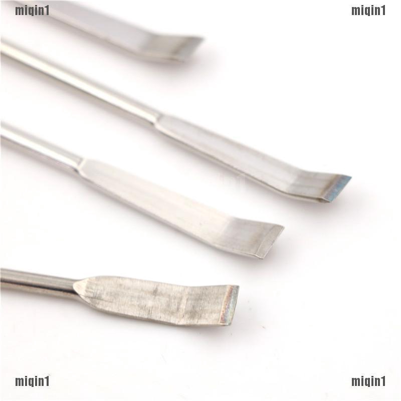 $TH Stainless Steel Lab Micro Spatula Medicine Spoon Scoop Shovel ...