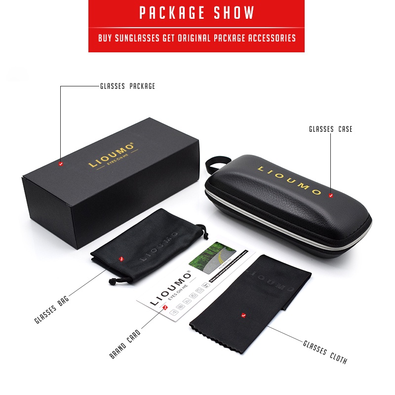 Hot StockLIOUMO Top Quality Photochromic Polarized Sunglasses For Men ...