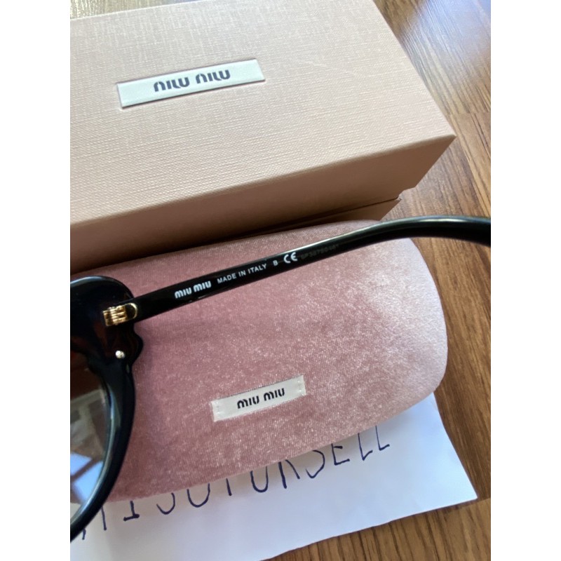 เหมือนใหม่ miu miu แว่นสุดแซ่บ เพชรวิ้งๆ#แว่นกันแดด#แบรนด์เนมแท้#แฟชั่น ...