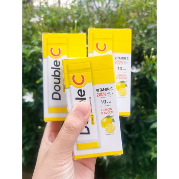 ผงดับเบิ้ลซี วิตามินซี Double C Vitamin C แบบผง กลิ่นเลมอน - bearnan - ThaiPick