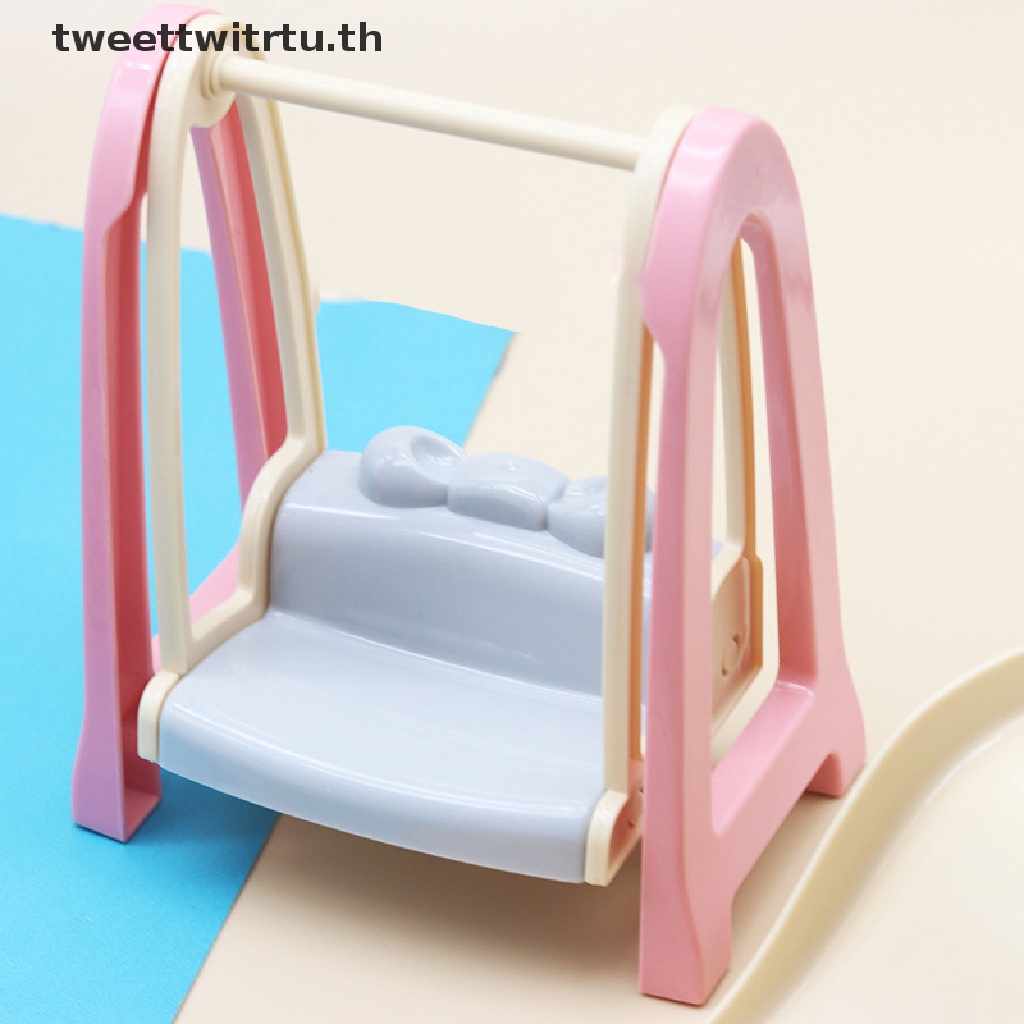 Trtu ของเล่นโมเดลม้าโยก สไลด์ฟุตบอล สําหรับตกแต่งบ้านตุ๊กตา ...