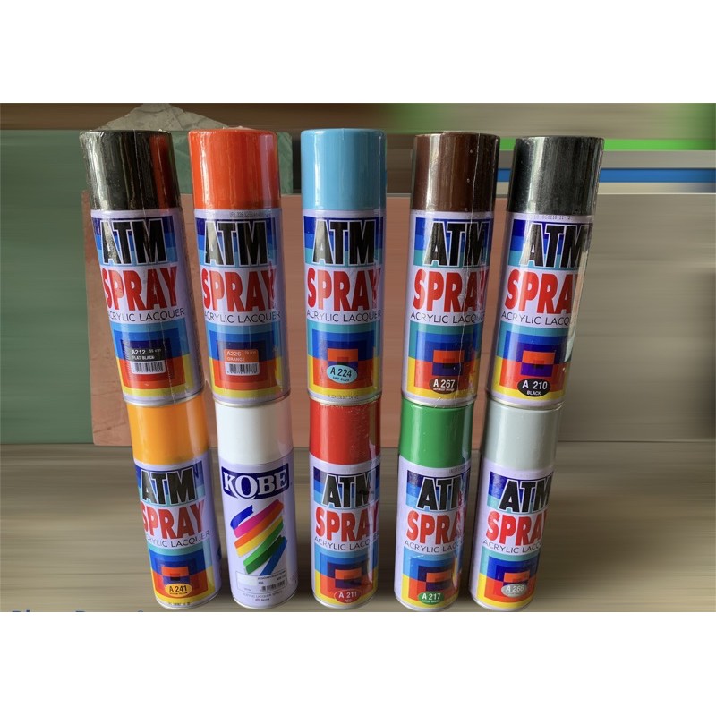 สีสเปรย์ ATM spray acrylic lacquer | Shopee Thailand