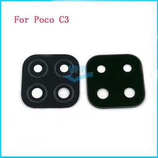 เลนส์กล้อง2PCS For Xiaomi POCO M3 X3 C3 GT NFC F3 F2 Pro Back Rear ...