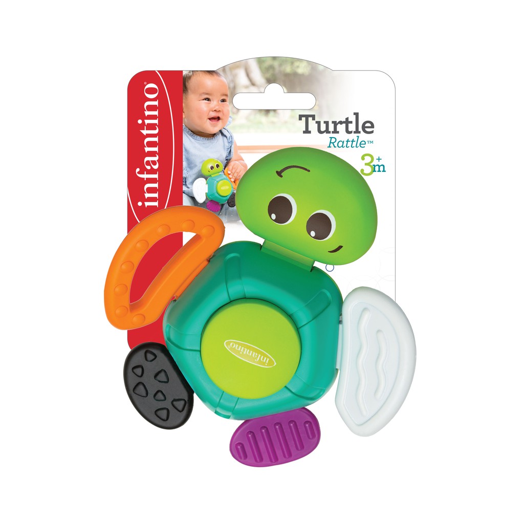 Infantino ของเล่นเสริมพัฒนาการ-เต่า TURTLE RATTLE - vtkids - ThaiPick