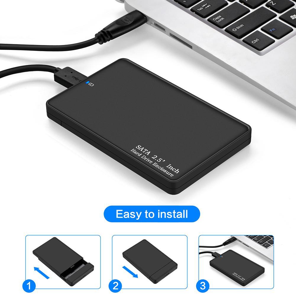 2 . 5 Hdd Sata To Usb 3 . 0 Ssd ฮาร์ดดิสก์มือถืออะแดปเตอร์ Enclosure ...