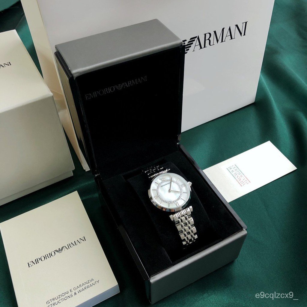 พร้อมสต็อก ！Emporio Armani นาฬิกาข้อมือผู้หญิง รุ่น AR1907 AR1908 ...