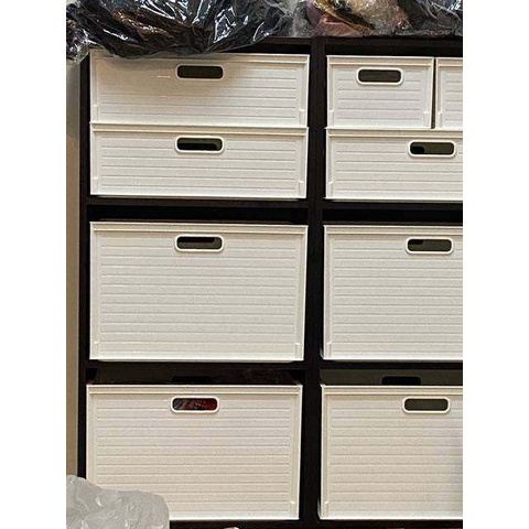 กล่องอเนกประสงค์ สี่เหลี่ยมสีขาว ยี่ห้อ Keyway รุ่น UT-38 ขนาด 27.7 x 38.7 x 25 cm ตะกร้า JVF0 ...