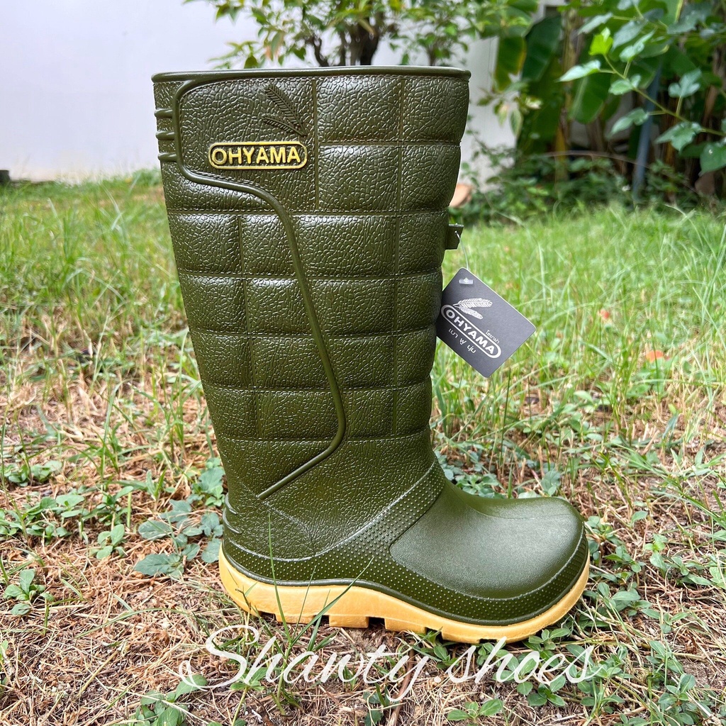 รองเท้าบูทเนื้อฟู พื้นหนานุ่ม Ohyama 003 สูง14-15นิ้ว รุ่นใหม่ล่าสุด รองเท้าบู๊ต มี 4 สี H3WN ...