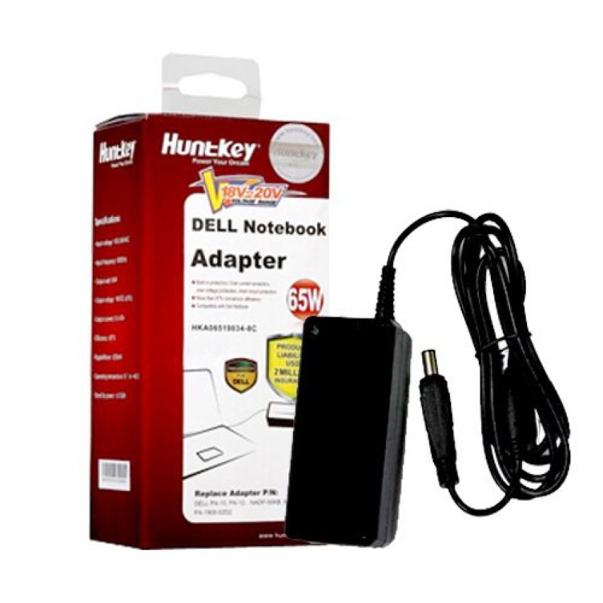 Huntkey Adapter Notebook 65W For Dell (Black) | Shopee Thailand