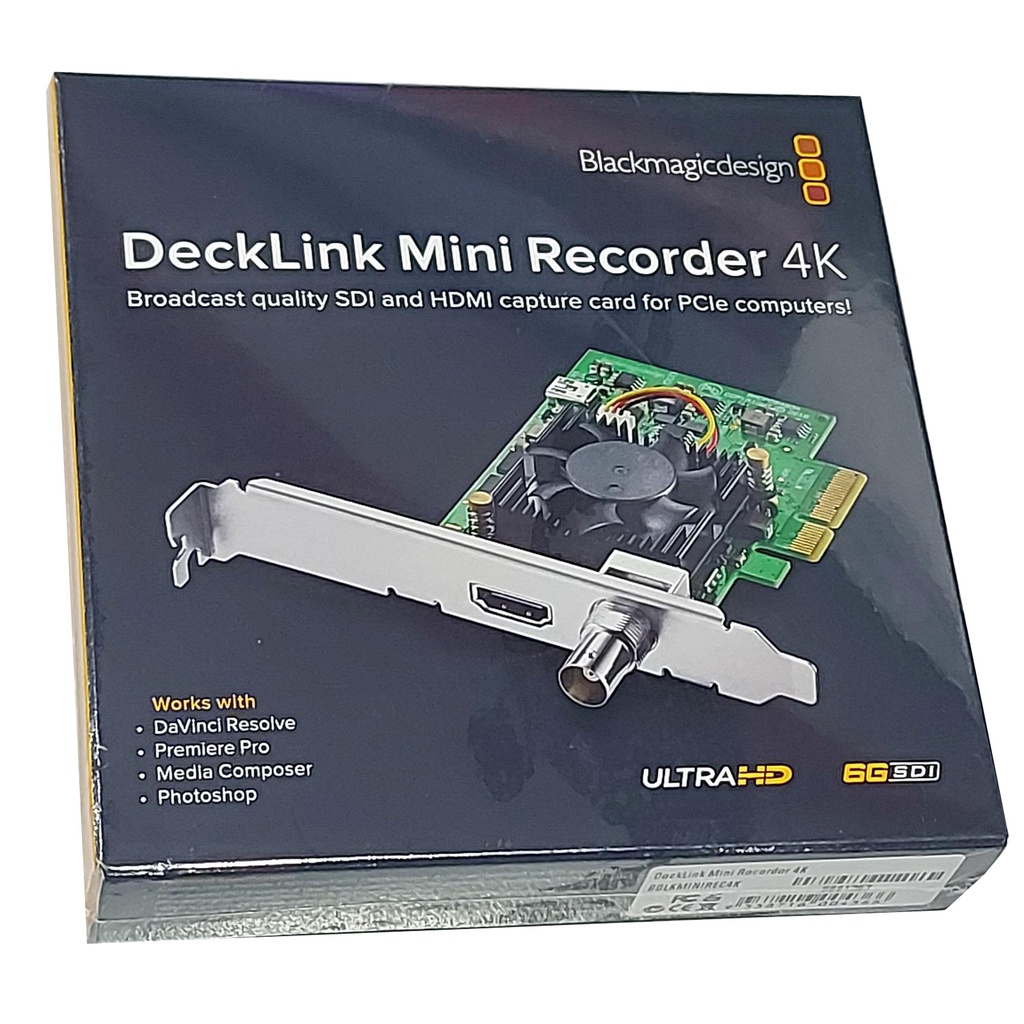 Blackmagic Design DeckLink Mini Recorder 4K - SDI and HDMI PCIe Capture ...